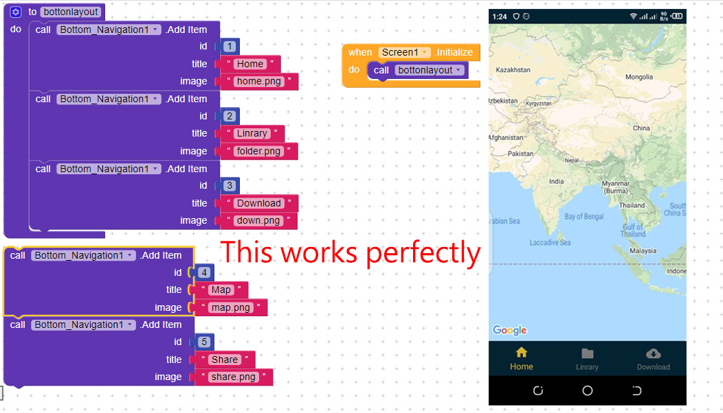 Hidden Item Name in Bottom Navigation - Discuss - Kodular Community