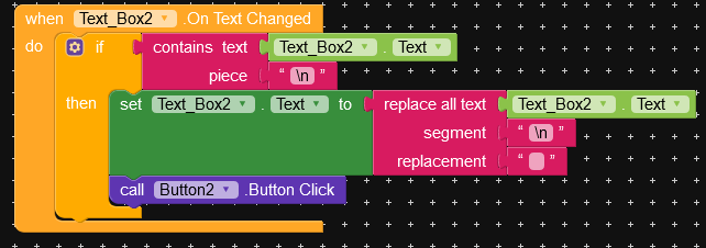 Detect enter key in string without ANY extension - Guides - Kodular ...