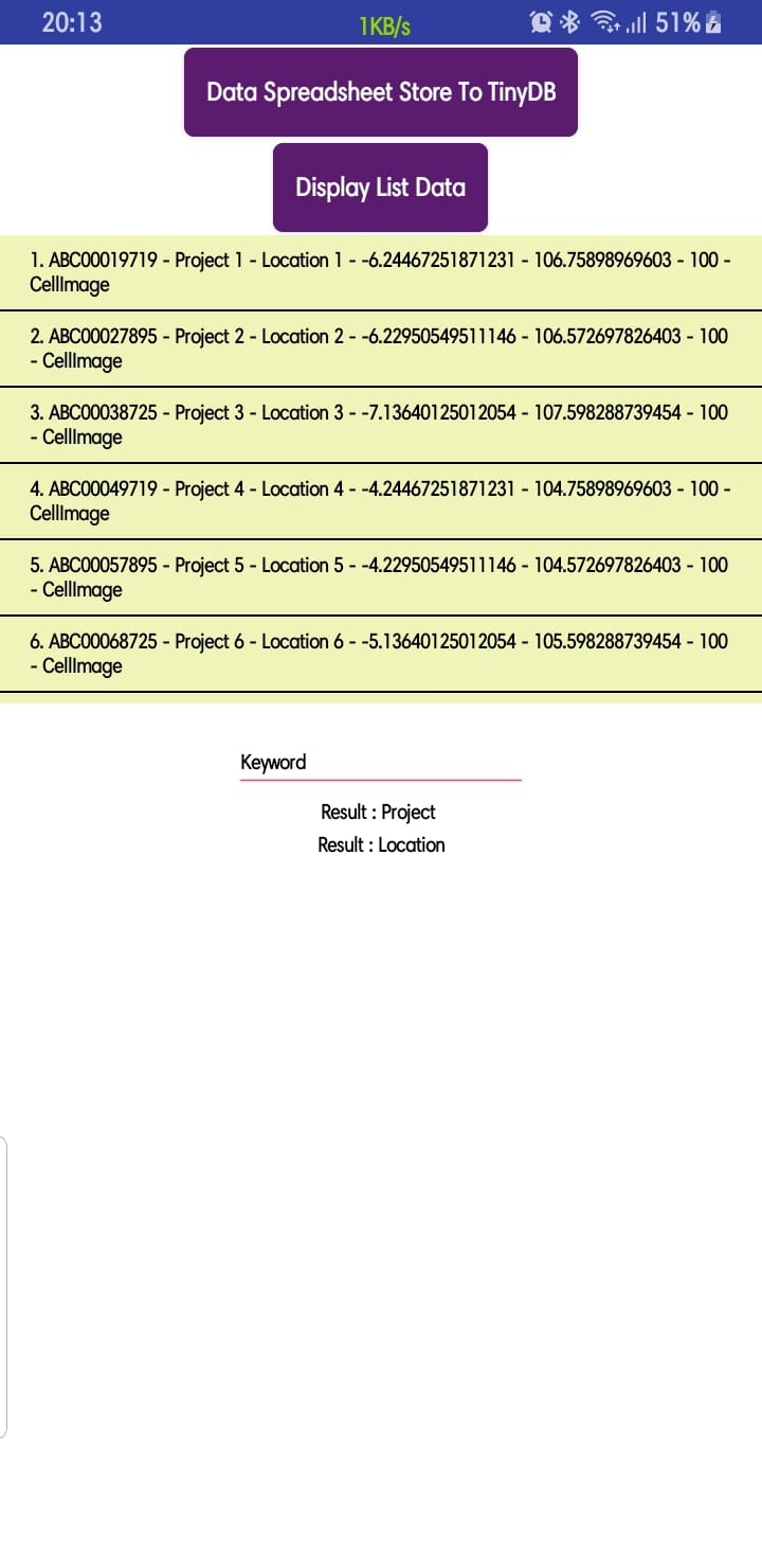Get Spesific Result Form TinyDB - Discuss - Kodular Community