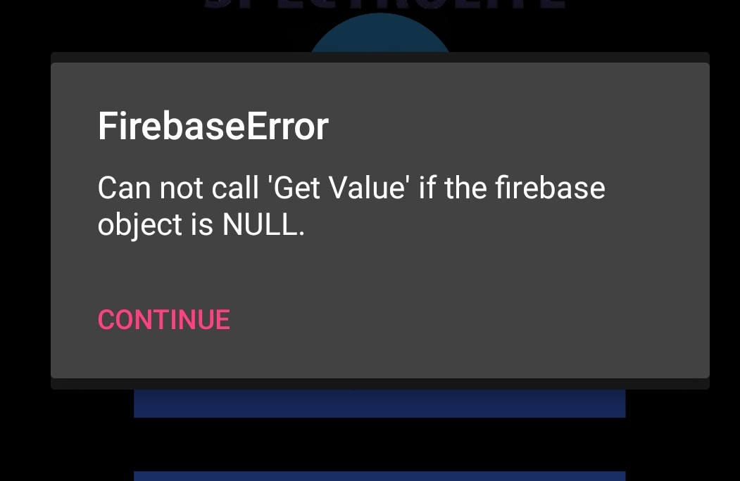 Suppress firebase errors - Discuss - Kodular Community