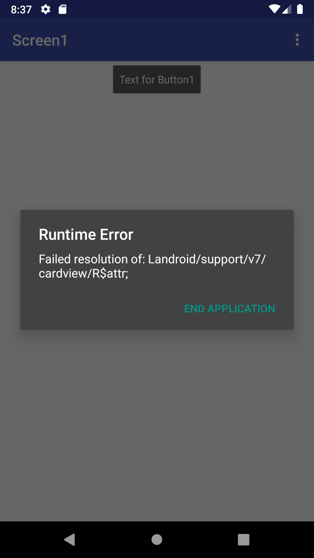 Anyone had a problem with cardview library? - Extensions IDE - Kodular Community
