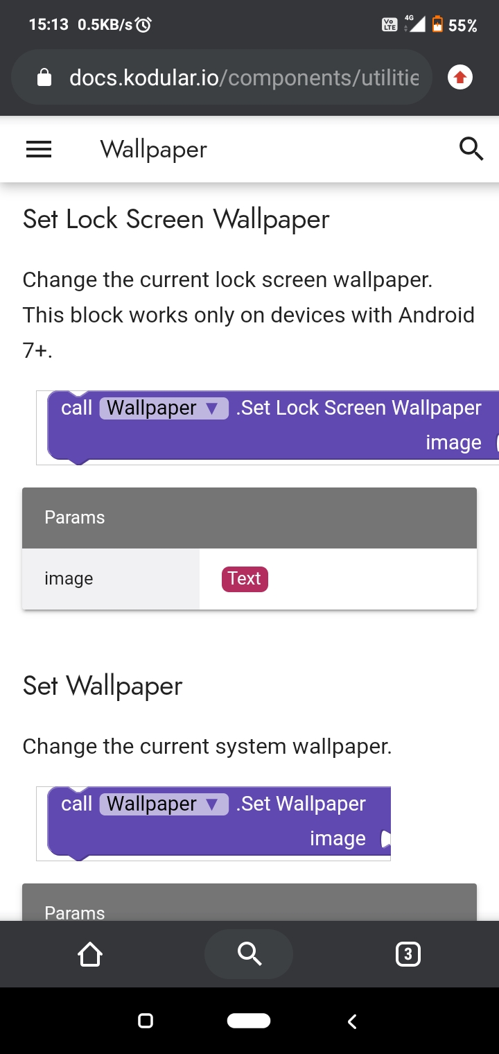 Set Wallpaper problem - Discuss - Kodular Community