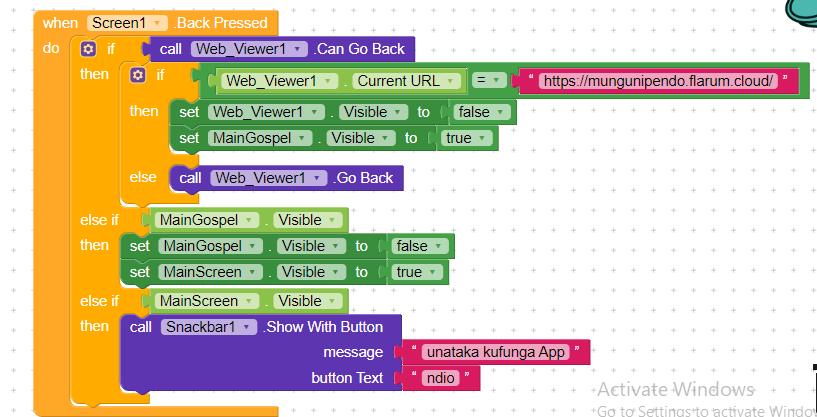 Web viewer screen backpress - Discuss - Kodular Community