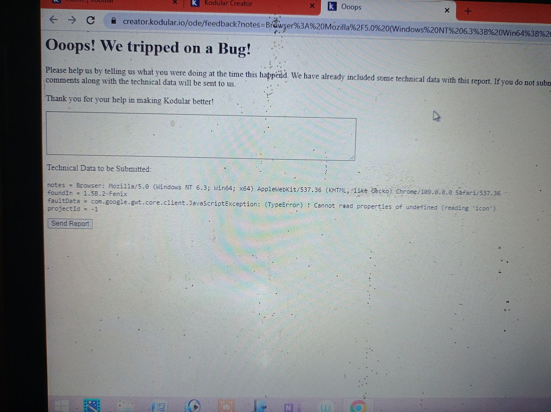Project Loading Error Discuss Kodular Community