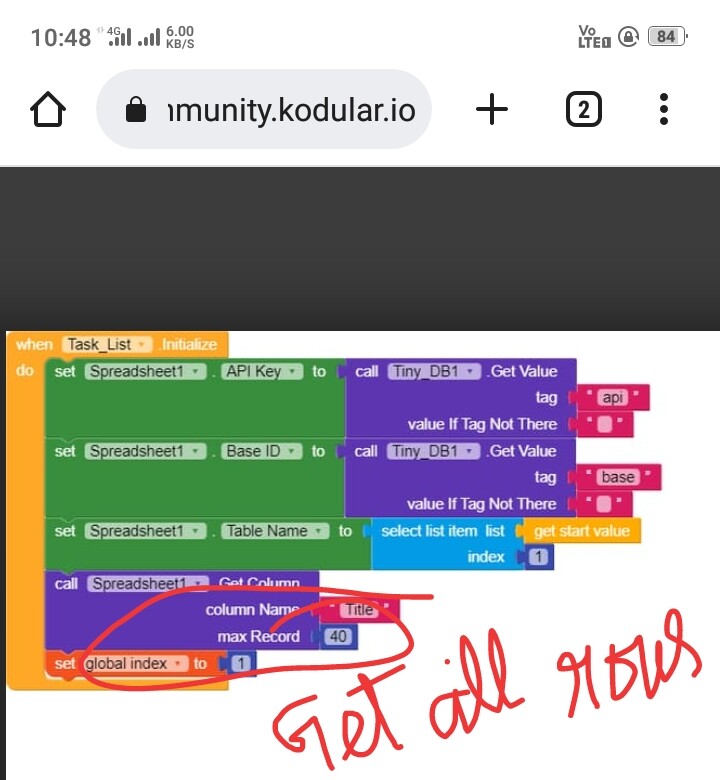 Data Not showing from airtable in dynamic companents - Discuss - Kodular Community