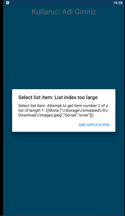 Error messages: "list index too large" and "bad arguments to select list item" - Bugs - Kodular ...