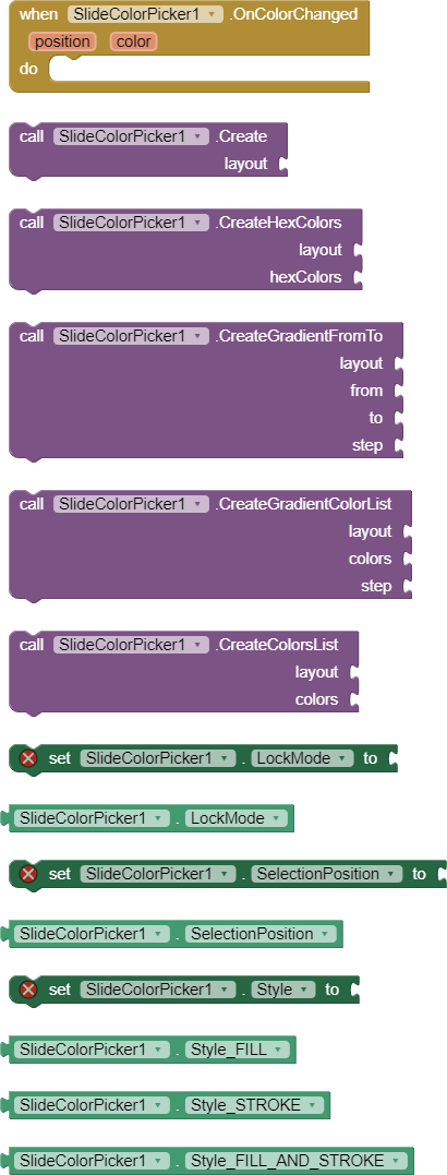 [PAID] Slide Color Picker - for create custom slider bar with choose ...