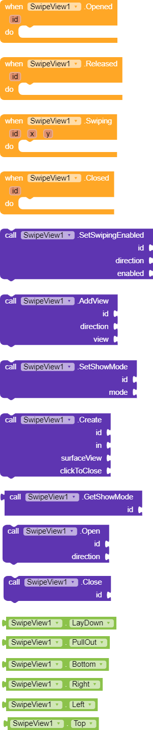 [FREE] Swipe Action View - An Extension for making your layout swipeable - Extensions - Kodular ...