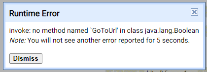 Webviewer - no method named `GoToUrl' in class java.lang.Boolean - Discuss - Kodular Community