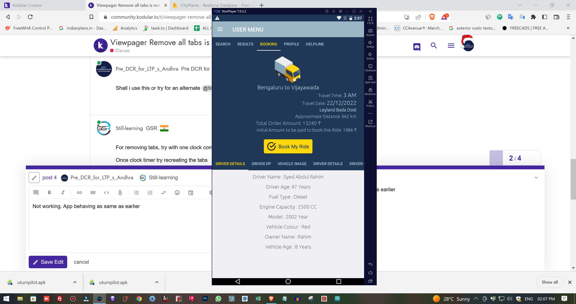 Viewpager Remove all tabs is not working - Discuss - Kodular Community