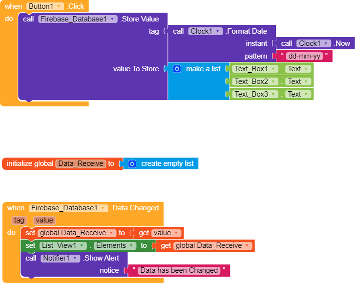 How to store multi values in a tag in firebase - Discuss - Kodular Community