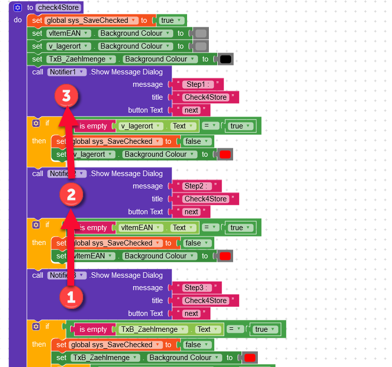 Runtime error undefined, Missing Errornumber...how can I locate the bug? - Discuss - Kodular ...