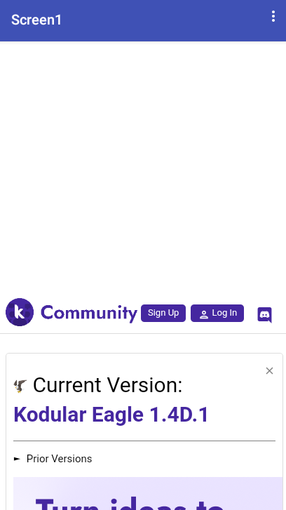 Web viewer not working properly after recent companion update - Discuss - Kodular Community