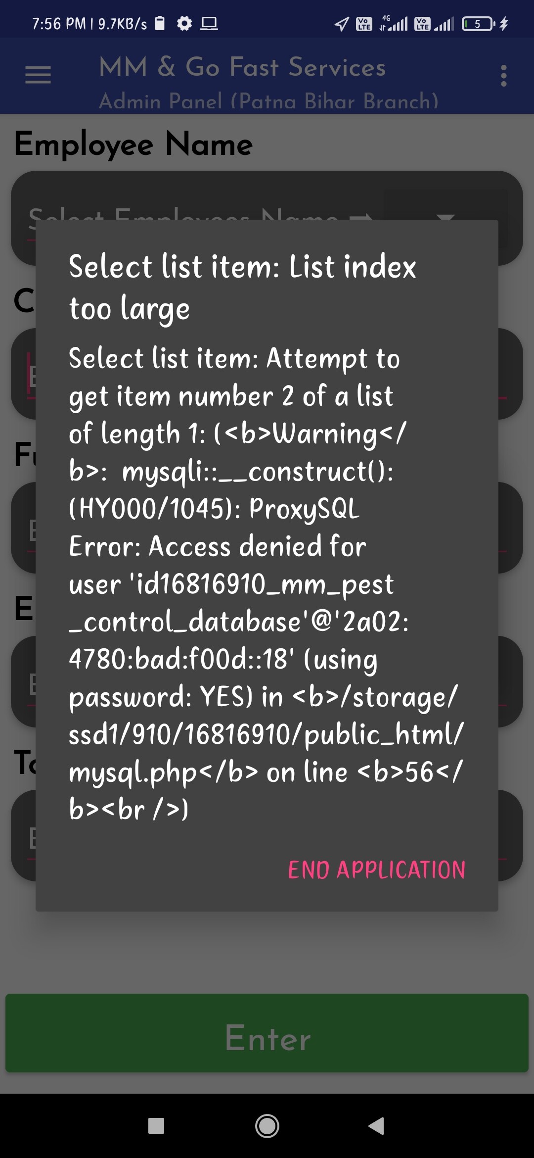 Help Need for MySQL error - Discuss - Kodular Community