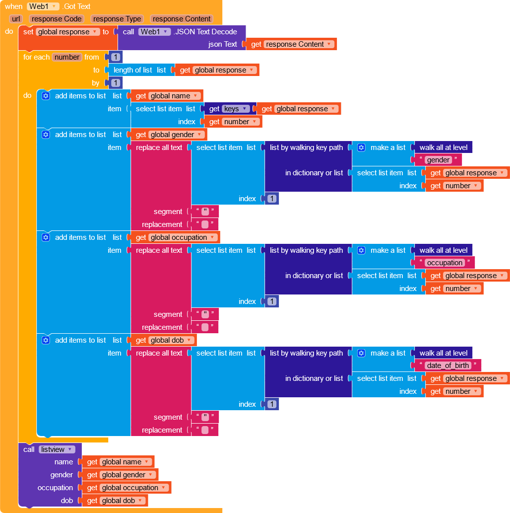 How to get multiple data from database in a dynamic listview? - Page 2 - Discuss - Kodular Community