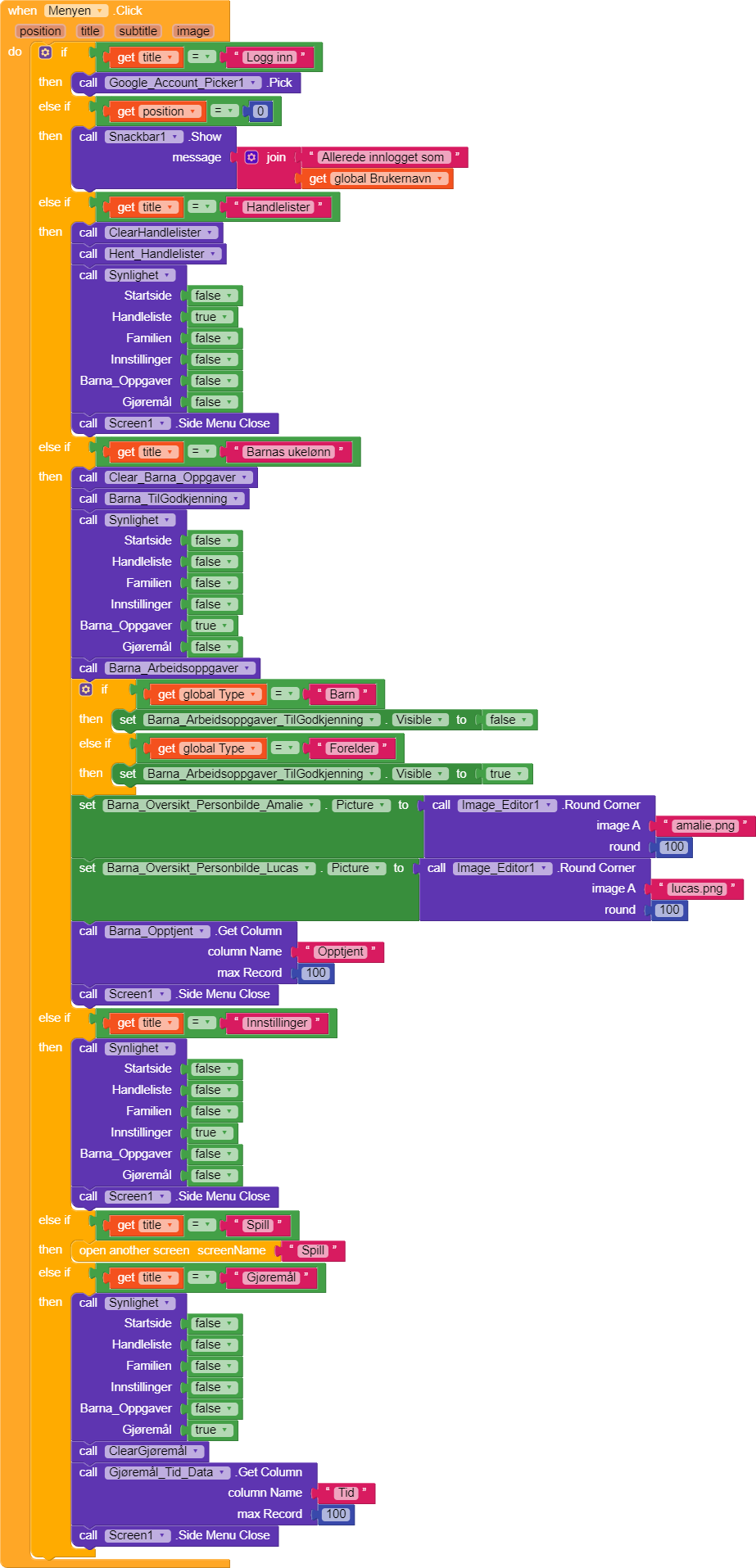 Better block-solution on visible or not - Now using procedure - Discuss ...
