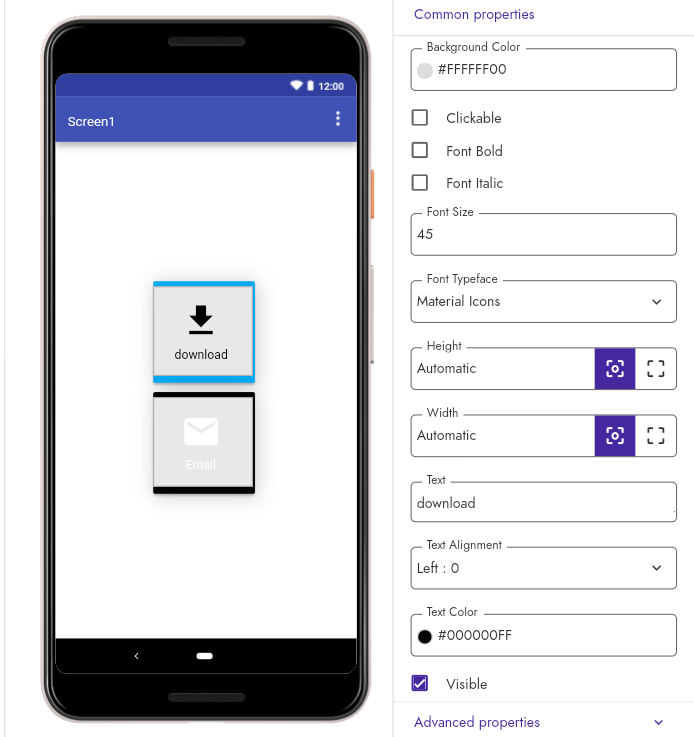 Some material icons are not showing up in my app - Discuss - Kodular Community