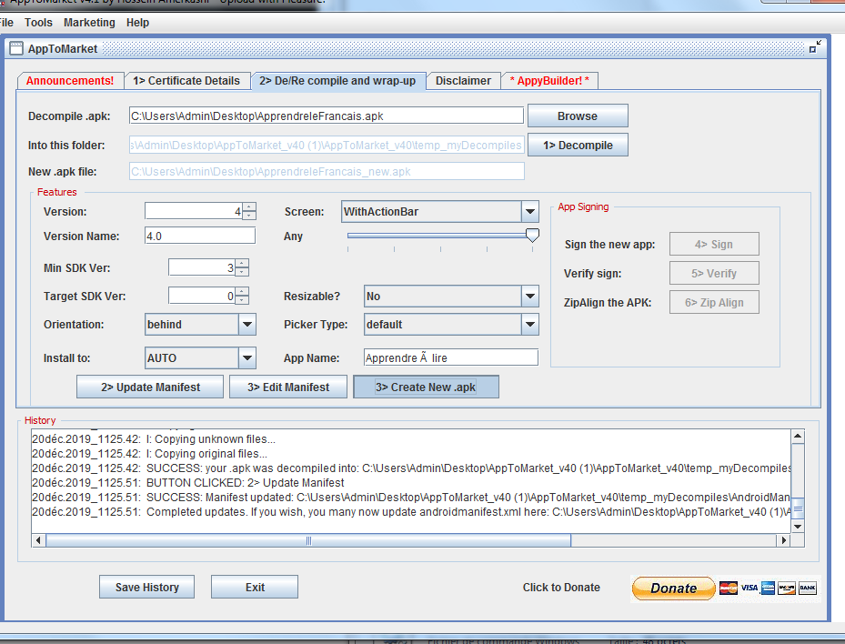 Apptomarket no recompiling apk - Discuss - Kodular Community