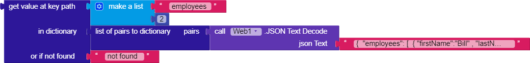 Going back single step in JSON data - JSON Tools - Discuss - Kodular Community