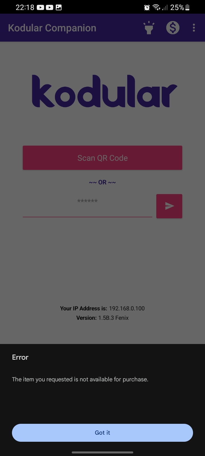 I try to install kodular companion app .but in play store app is not ...
