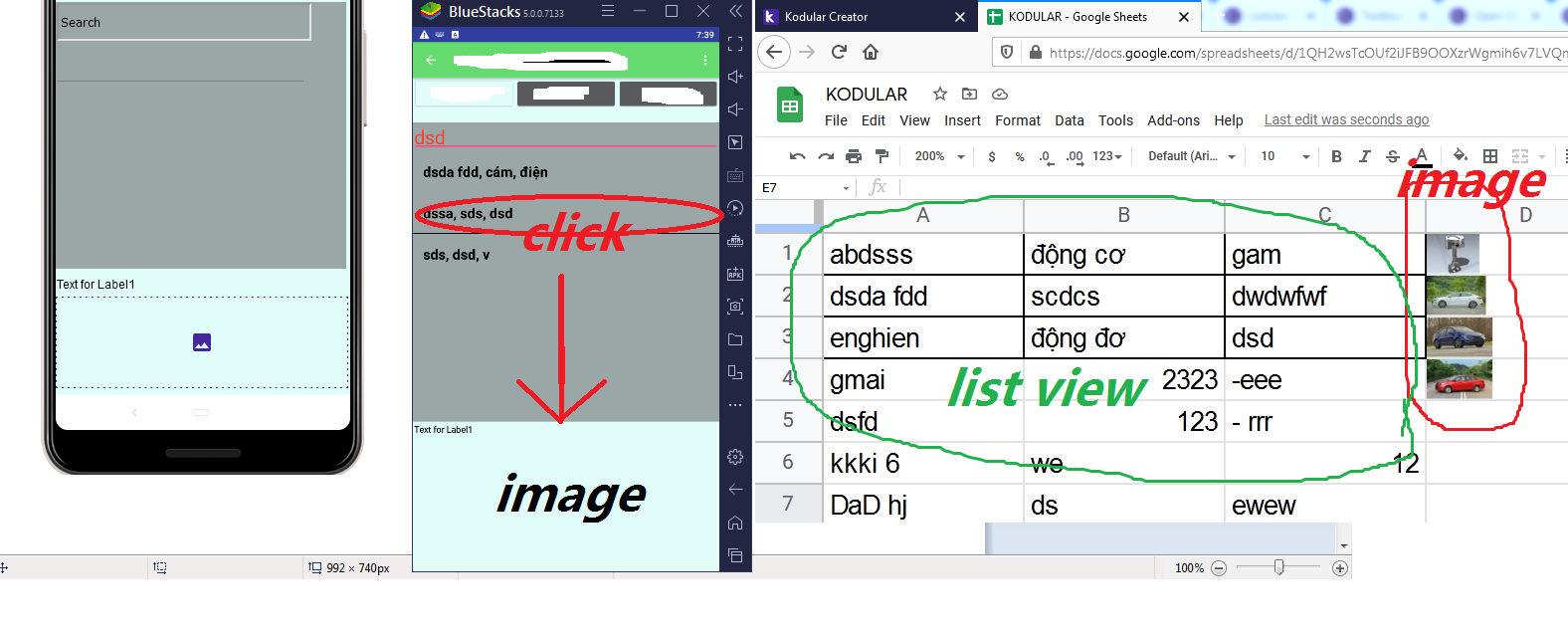 View image when clicking an element in listview - Discuss - Kodular Community