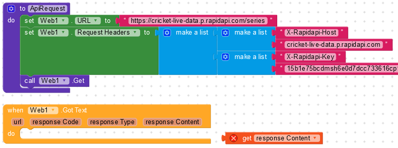 Get data from api - Discuss - Kodular Community