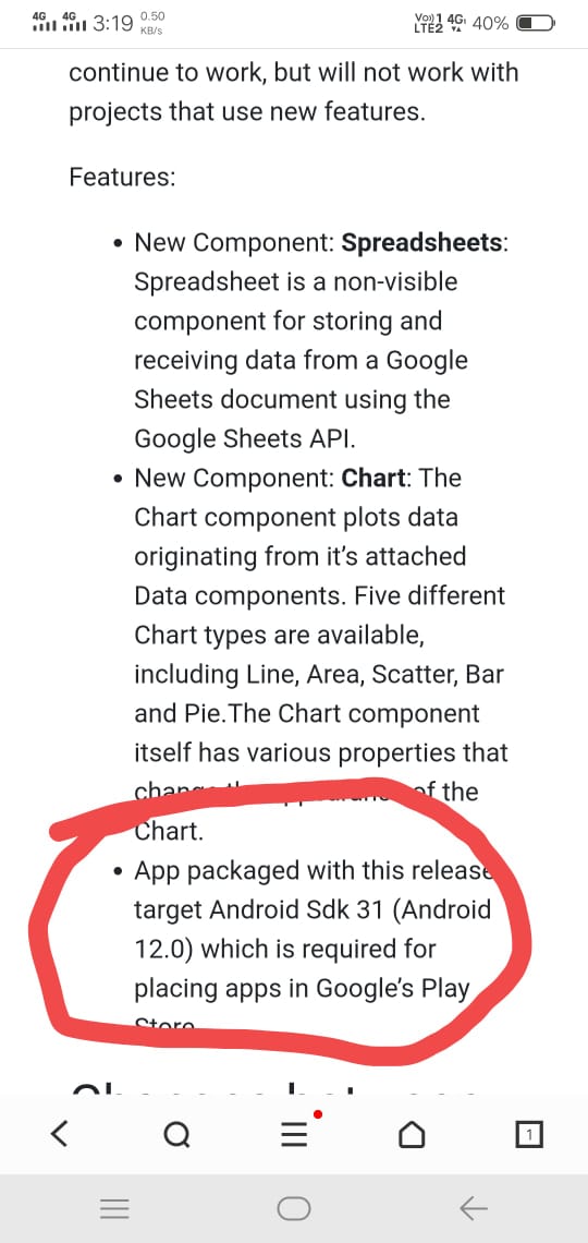 Regarding API 31 - Discuss - Kodular Community