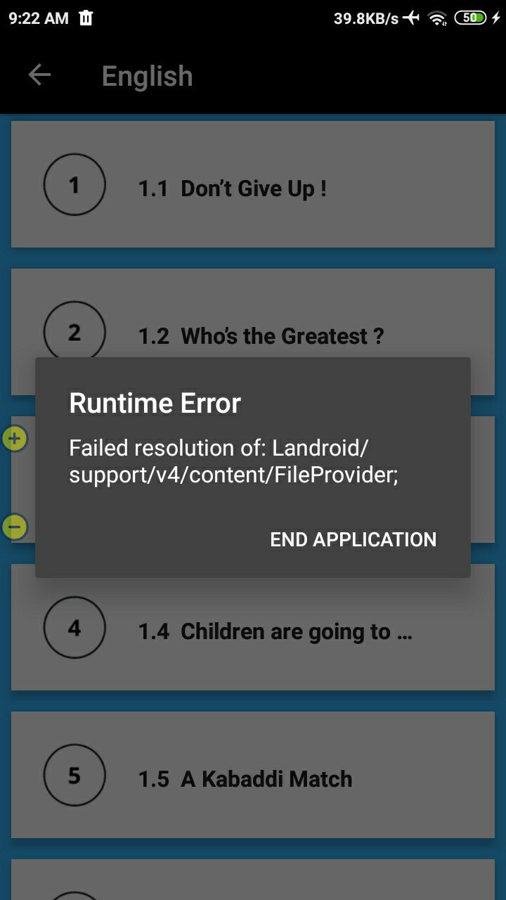 I'm getting this Runtime Error! When download is complete - Discuss - Kodular Community