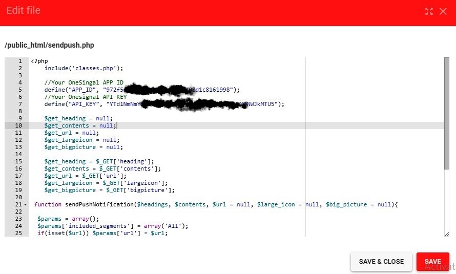 Send Push Notification From App using OneSignal API without Extension - Page 3 - Guides ...