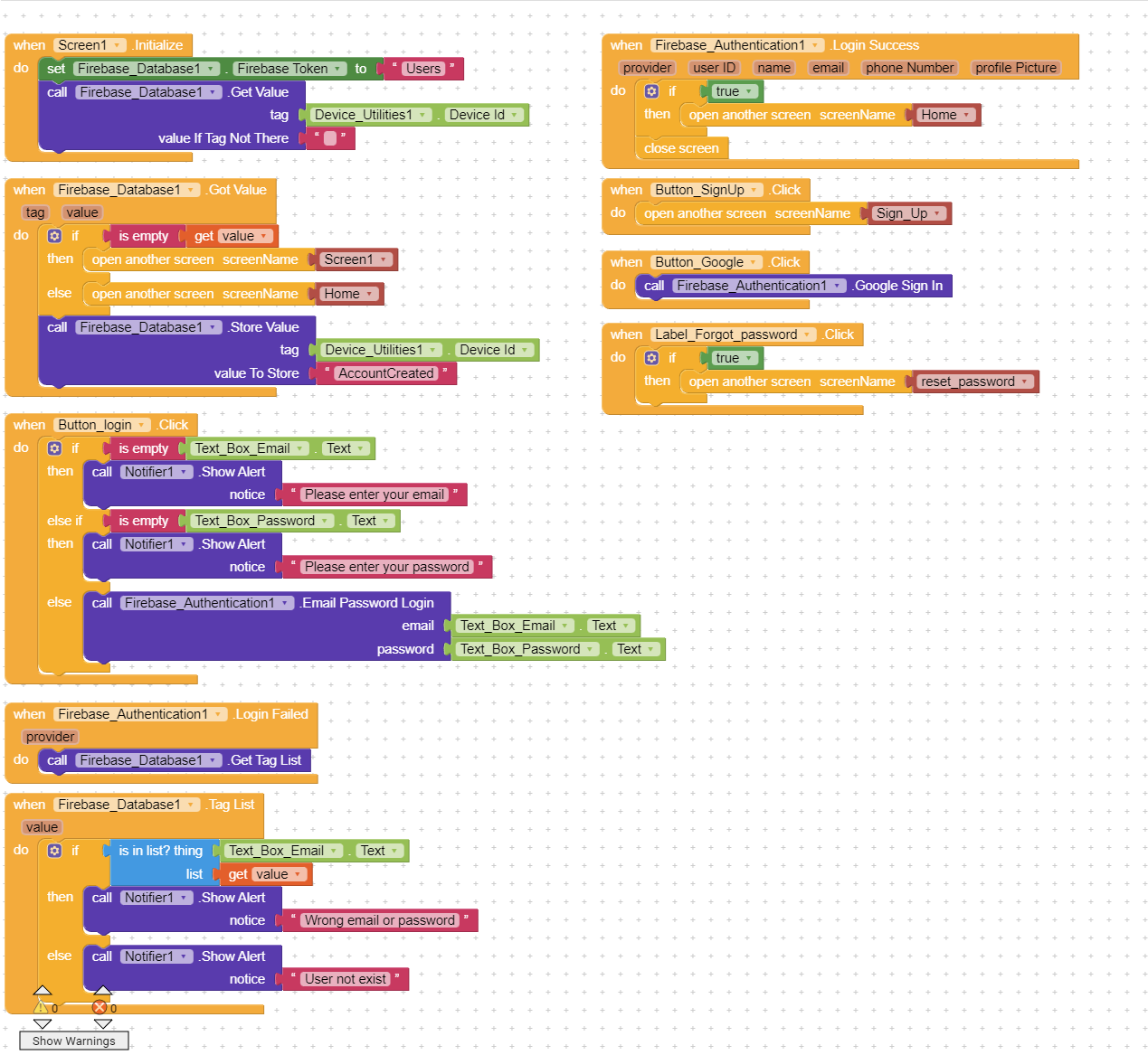 Wrong email or password - Discuss - Kodular Community