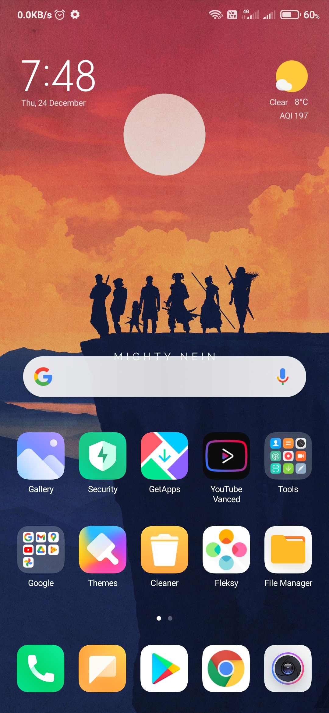 Wallpaper is set as scrollable - Bugs - Kodular Community