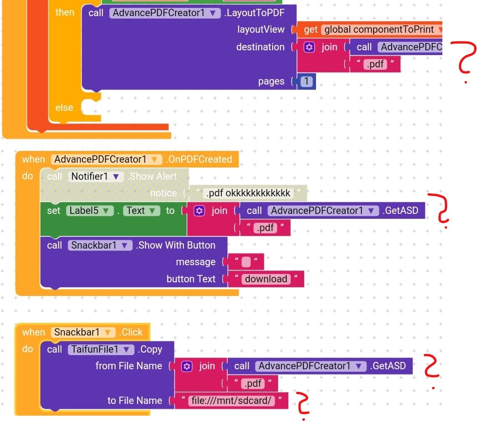 File generate in companion but not in reak apk - Discuss - Kodular Community
