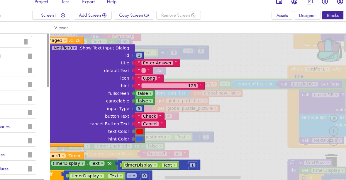 Backpack close option - Discuss - Kodular Community
