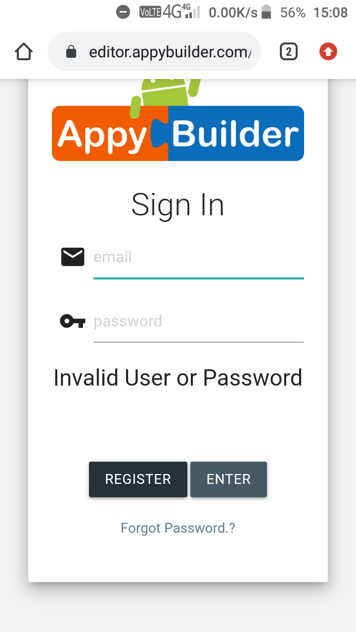 Unable to login in Appybuilder Code Editor - Discuss - Kodular Community
