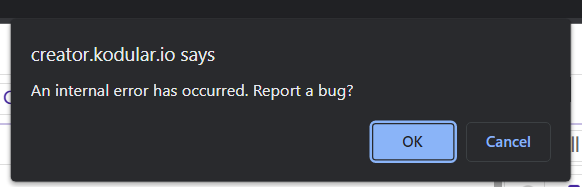 Does my kodular always have a problem. I can't export the apk I made. can't change color. Is ...