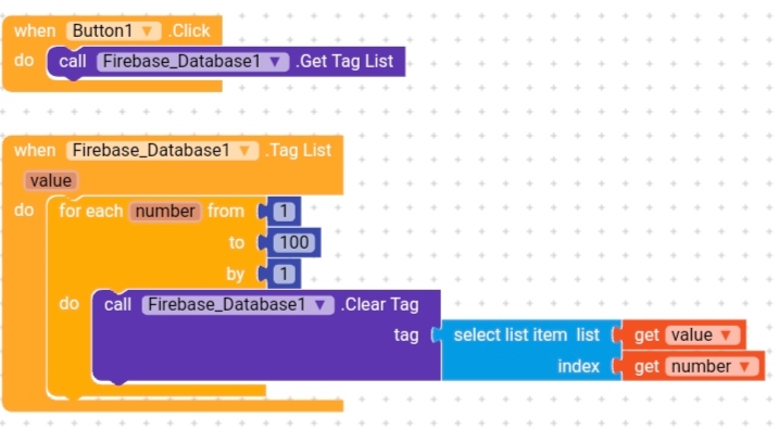 How To Delete First 100 Tags From Firebase - Discuss - Kodular Community