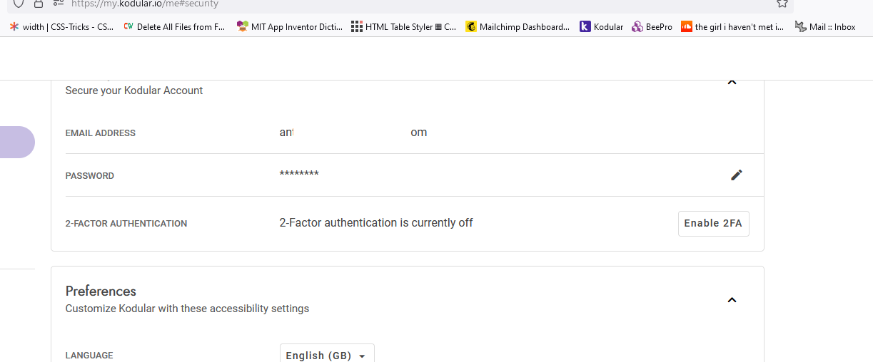 2fa doesnt work - Discuss - Kodular Community
