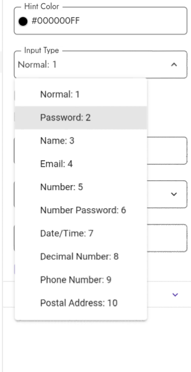I use password input type 2, however password does not hide - Discuss ...