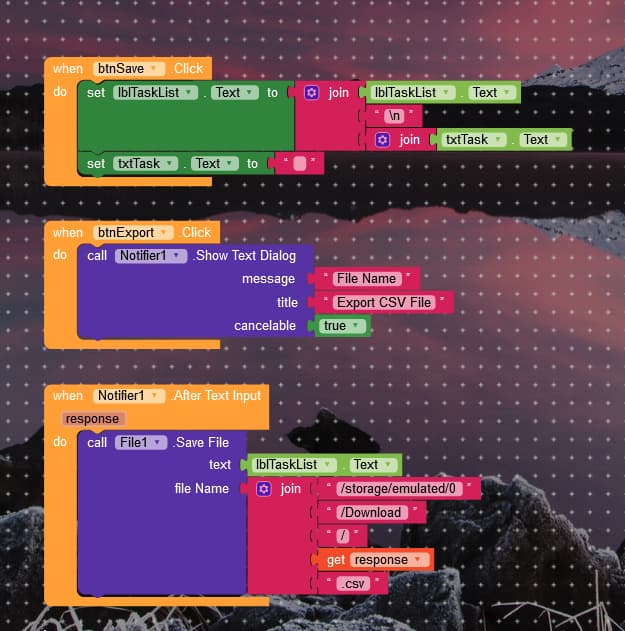 Export CSV File - Discuss - Kodular Community