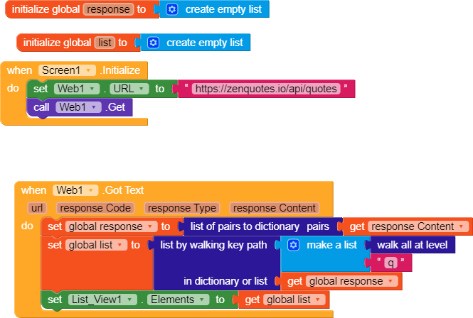 Quotes api little help - Discuss - Kodular Community