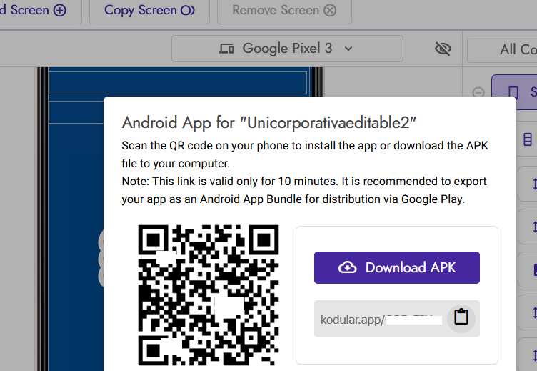 Error exporting application - Discuss - Kodular Community