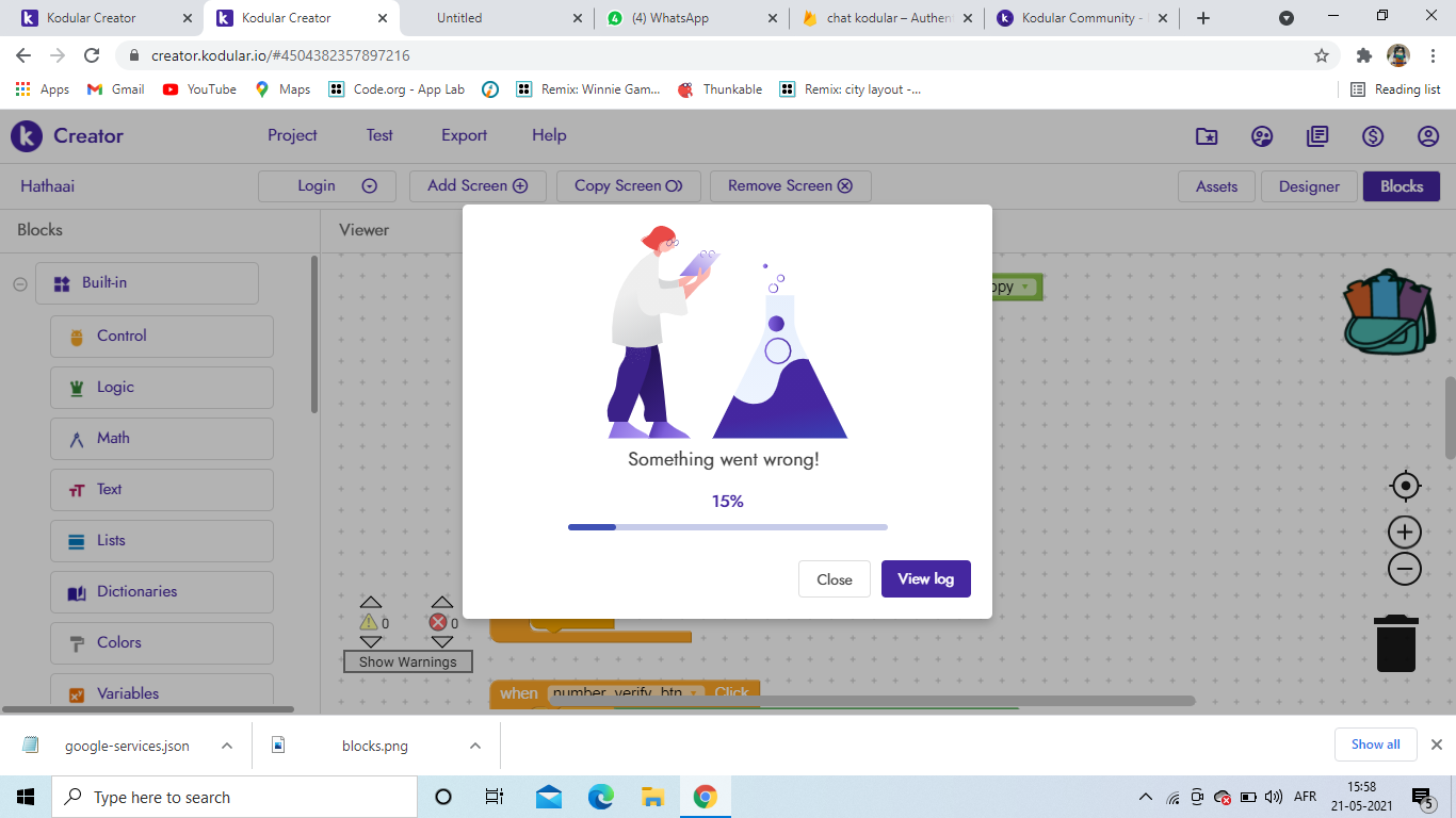 Compile error again in kodular help - Discuss - Kodular Community