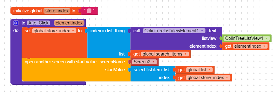 Send multiple values to another screen one from colintree and another start value - Discuss ...