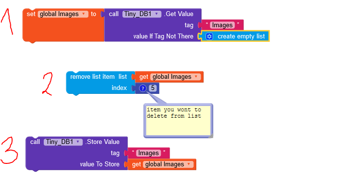 How to delete specific data from a list of data in tinydb - Discuss - Kodular Community