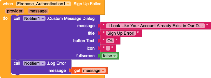 Firebase Auth Login & Sign Up Failed - Discuss - Kodular Community