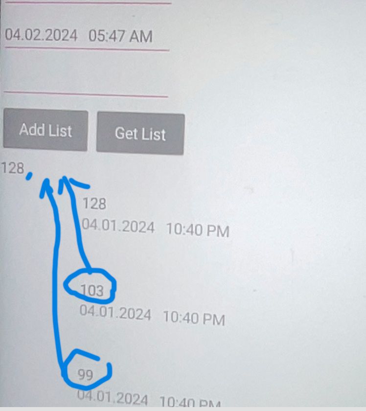 How to get only all ''title'' elements in to a label with coma from tinydb ( ListView with image ...