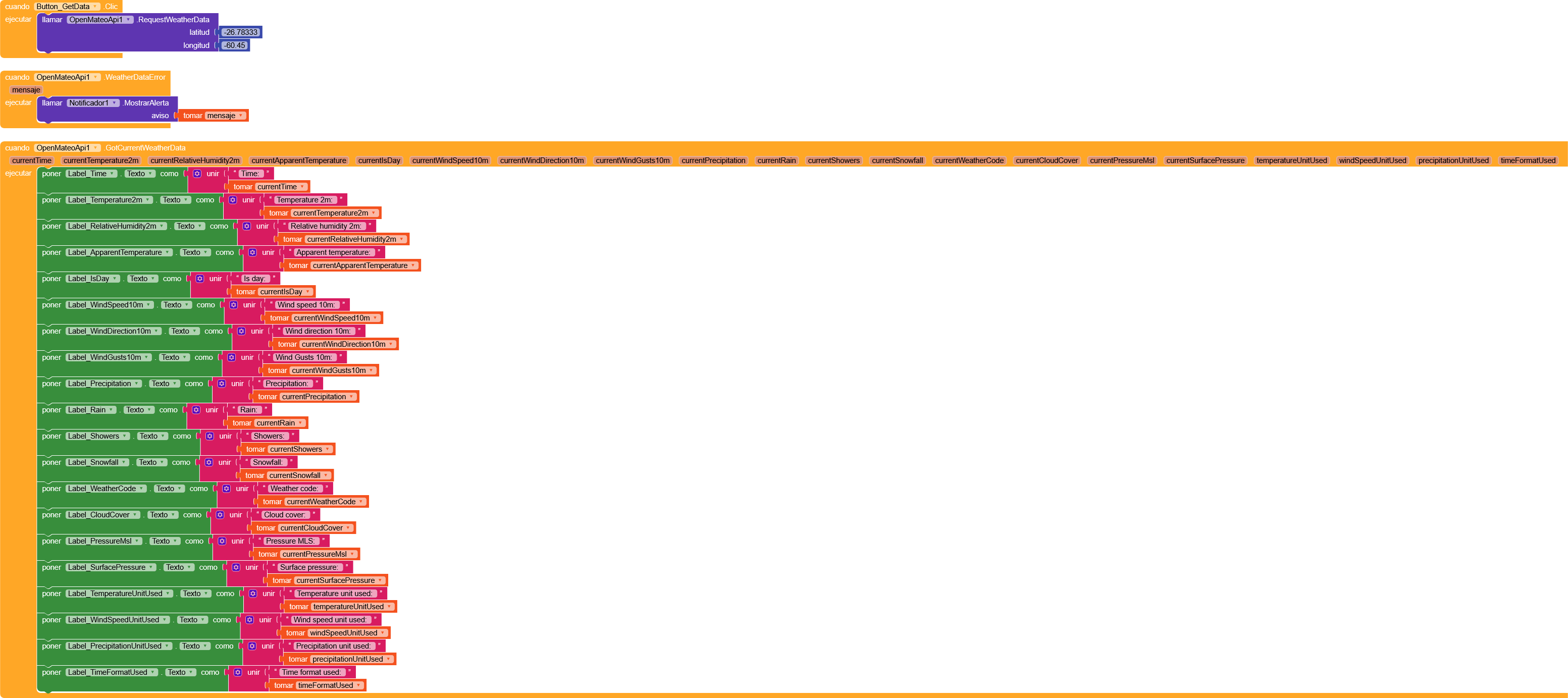 [FREE] OpenMeteo Weather Extension - Extensions - Kodular Community