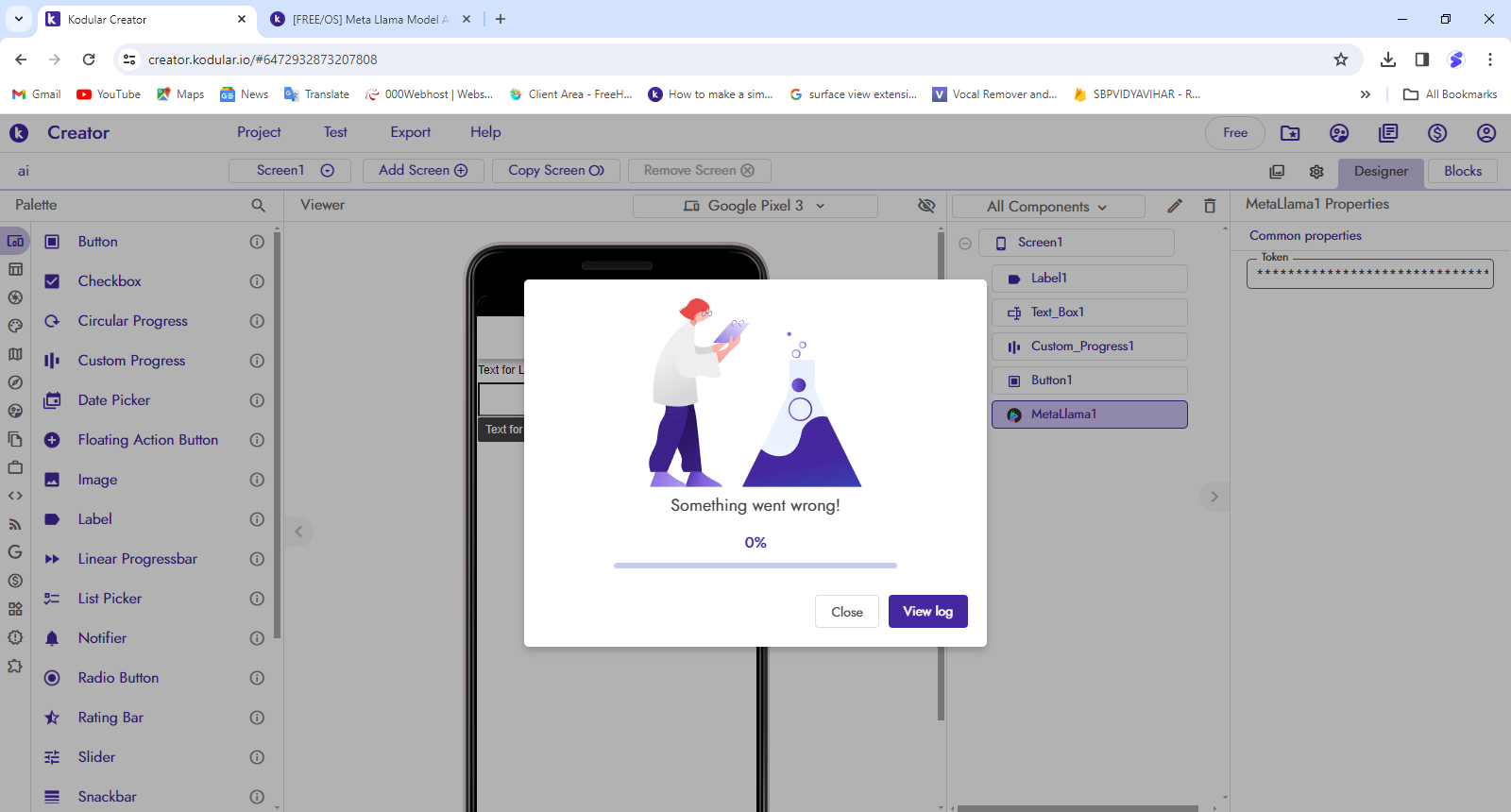 [FREE/OS] Meta Llama Model AI || CHAT - Extensions - Kodular Community