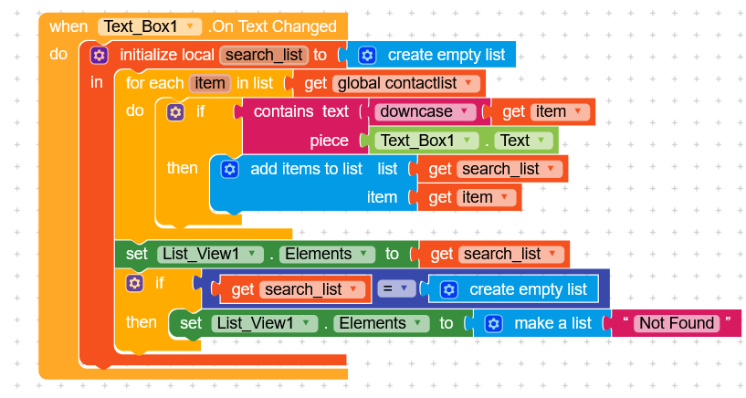 How to make search function - Discuss - Kodular Community