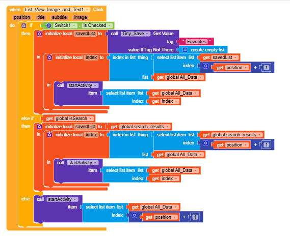Problem with adding Favorite button/switch - Discuss - Kodular Community
